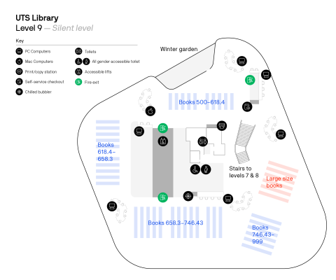 Study Spaces, Computers and Printing | UTS Library